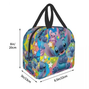 LLTAO Cute Cartoon Lunch Bag for Boy and Girls,Insulated Lunch Box Waterproof Reusable Tote Bag for Work/Office/Outdoor