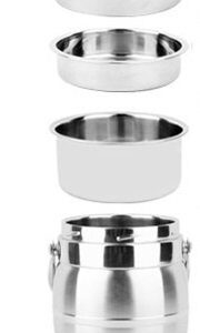 Thermal Lunch Box Stainless Steel Double Wall Food Jar Hot or Cold (2.3 Quarts)