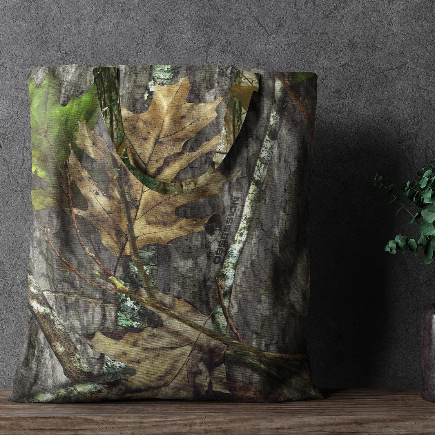 VISI-ONE Realtree Camo All Purpose Kitchen Reusable Grocery Tote Bag - Cloth Shopping Bag for Vegetables and Utility Bag – (15" x 16")