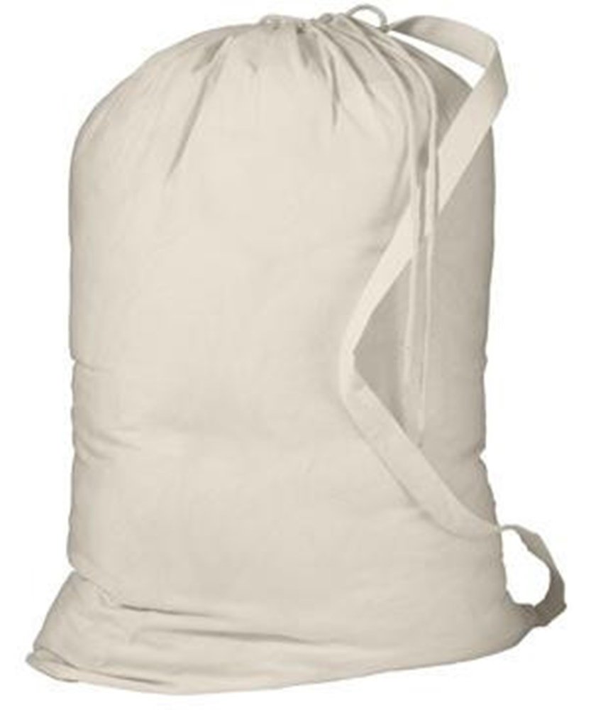 Cotton Canvas Laundry Bags (Single) (Large Cotton)