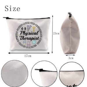 POFULL Physical Therapist Graduation Gift Physical Therapist Cosmetic Bag PT Gift Therapist Appreciation Gift (Physical Therapist bag)