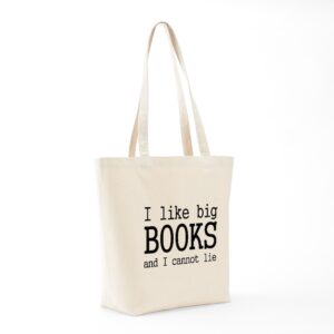 CafePress I Like Big Books And I Cannot Tote Bag Canvas Tote Shopping Bag