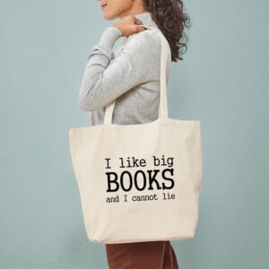 CafePress I Like Big Books And I Cannot Tote Bag Canvas Tote Shopping Bag