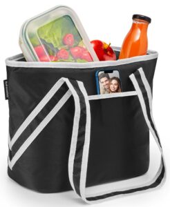 large women lunch bags/insulated adult lunch box/leakproof cooler lunch tote bag with storage pocket. reusable lunch purse for work picnic hiking