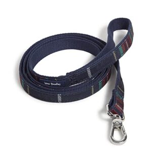 vera bradley women's recycled lighten up water-repellent pet leash, tartan plaid, medium