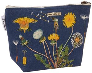 cavallini papers & co. dandelion vintage pouch, multi