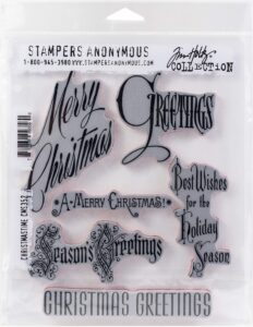 stampers anonymous clingstamp th christmas time