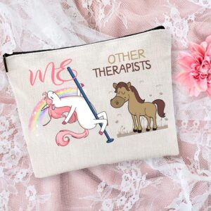 Therapist Gifts for Women,Other Therapists Me Unicorn,Gifts for Therapist Female,Funny Therapist Gifts for Women,Other Therapist Me,Other Therapists You,Therapist Makeup Bag, Other Therapist Gifts Bag