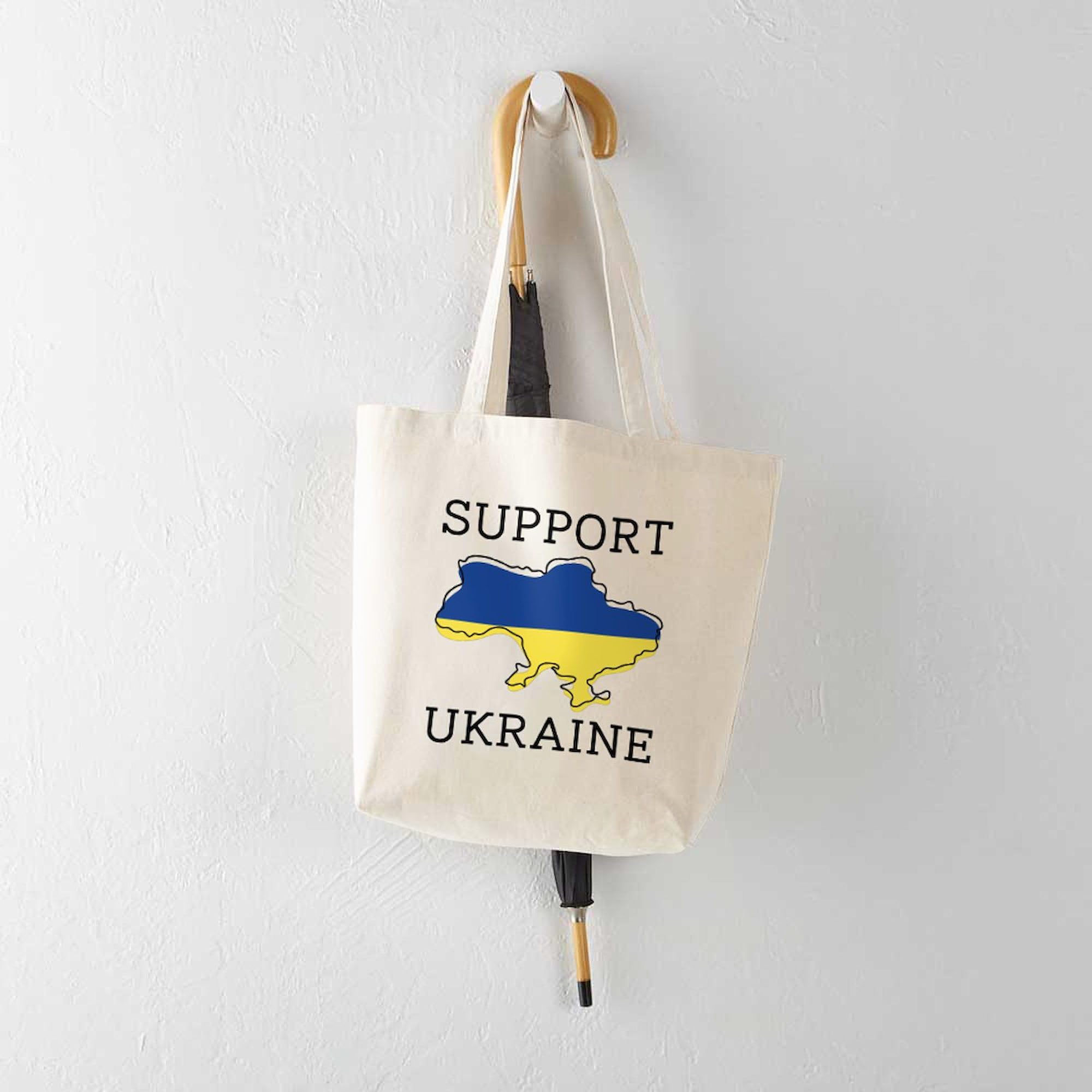 CafePress Support Ukraine Tote Bag Canvas Tote Shopping Bag