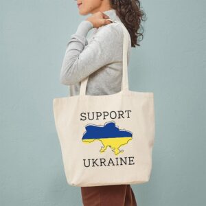 CafePress Support Ukraine Tote Bag Canvas Tote Shopping Bag