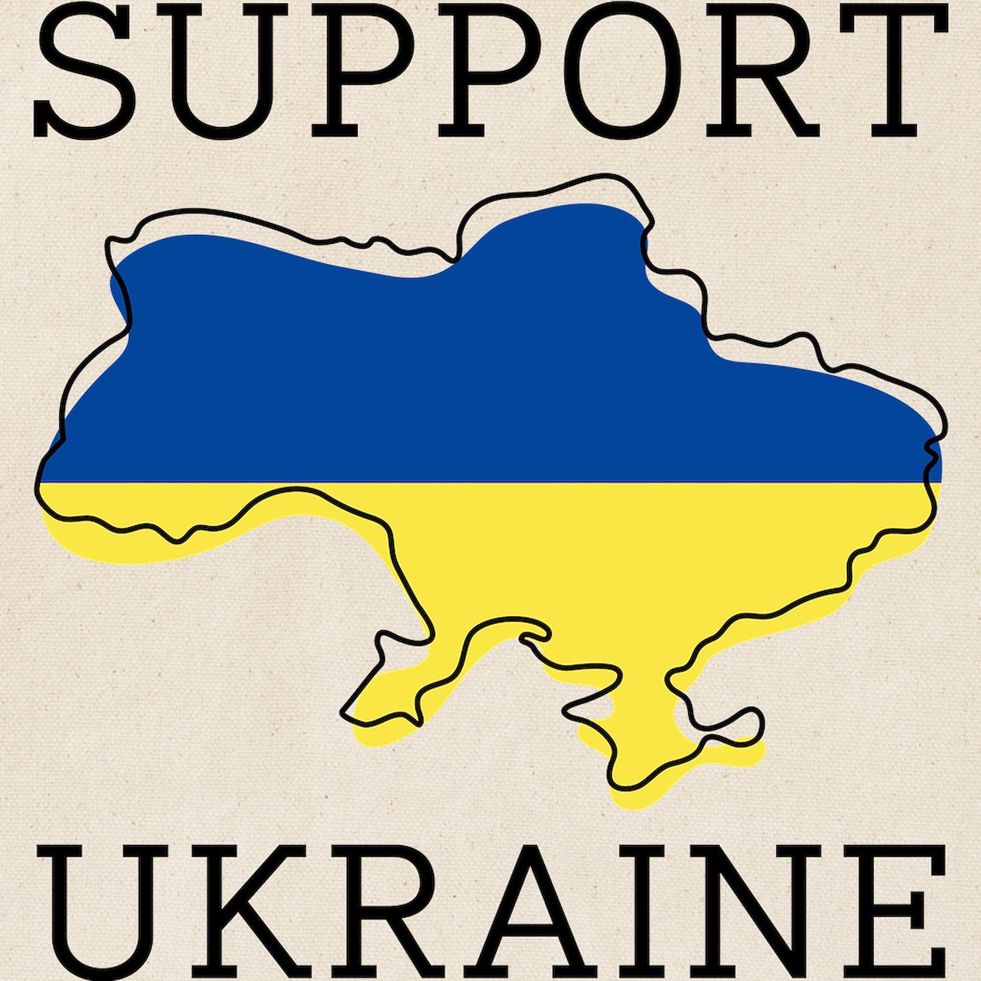 CafePress Support Ukraine Tote Bag Canvas Tote Shopping Bag