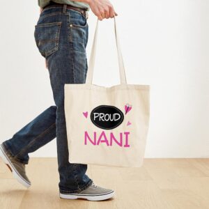 CafePress Proud Nani Tote Bag Canvas Tote Shopping Bag