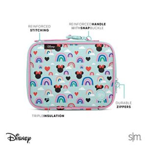 Simple Modern Disney Kids Lunch Box for Toddler | Reusable Insulated Bag for Girls | Meal Containers for School with Exterior and Interior Pockets | Hadley Collection | Frozen Elsa's Snowflake