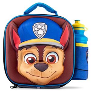 Paw Patrol Chase 3D Thermal Lunch Bag and 500ml Bottle Set