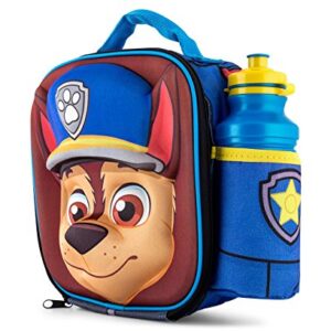 Paw Patrol Chase 3D Thermal Lunch Bag and 500ml Bottle Set