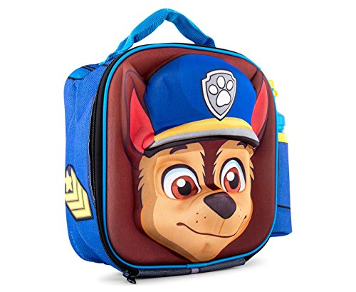 Paw Patrol Chase 3D Thermal Lunch Bag and 500ml Bottle Set