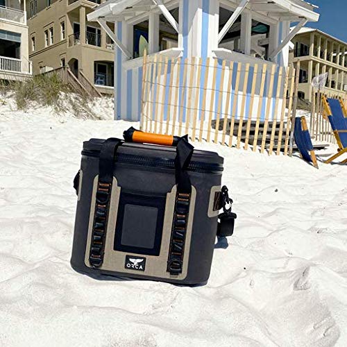 ORCA Walker 20 Can Soft Cooler Bag, Insulated with 28mm Meta-Polymer, Tan, 20 L