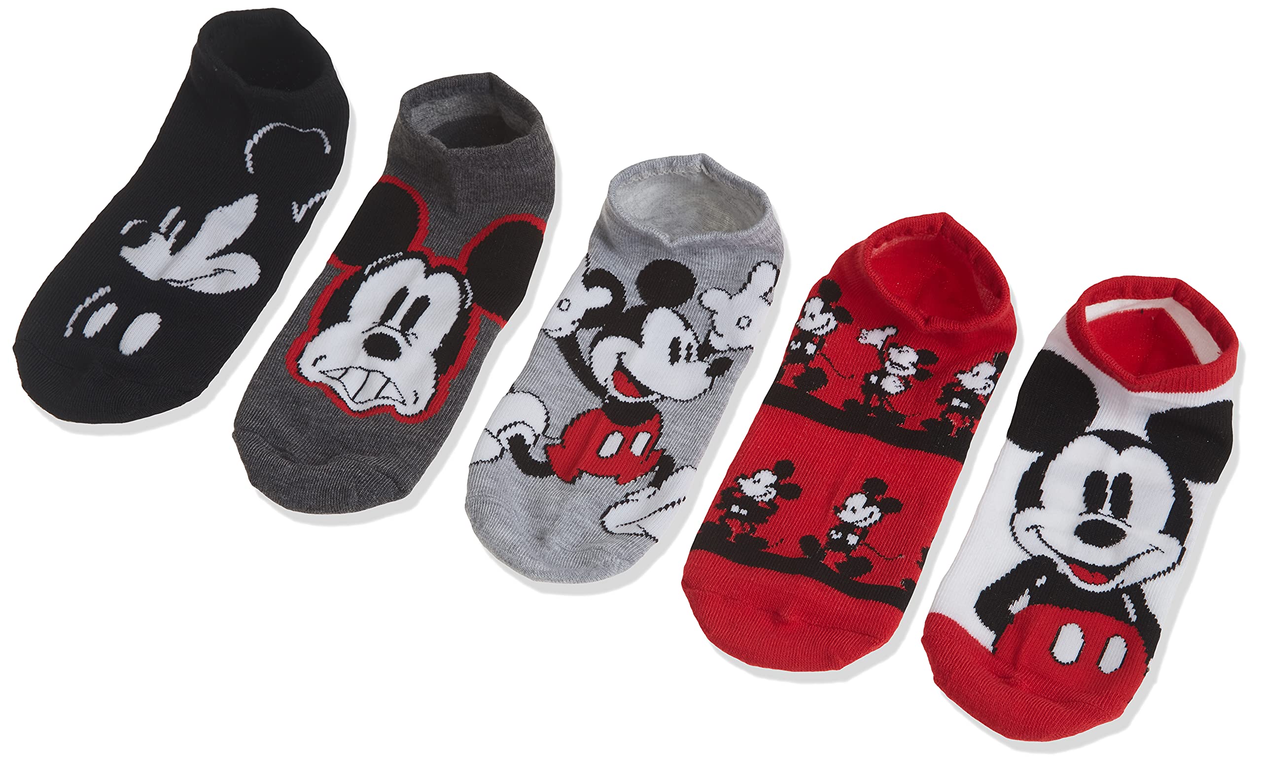 ONIVA - Disney Mickey Mouse Lunch Bag and 5 Pack No Show Socks