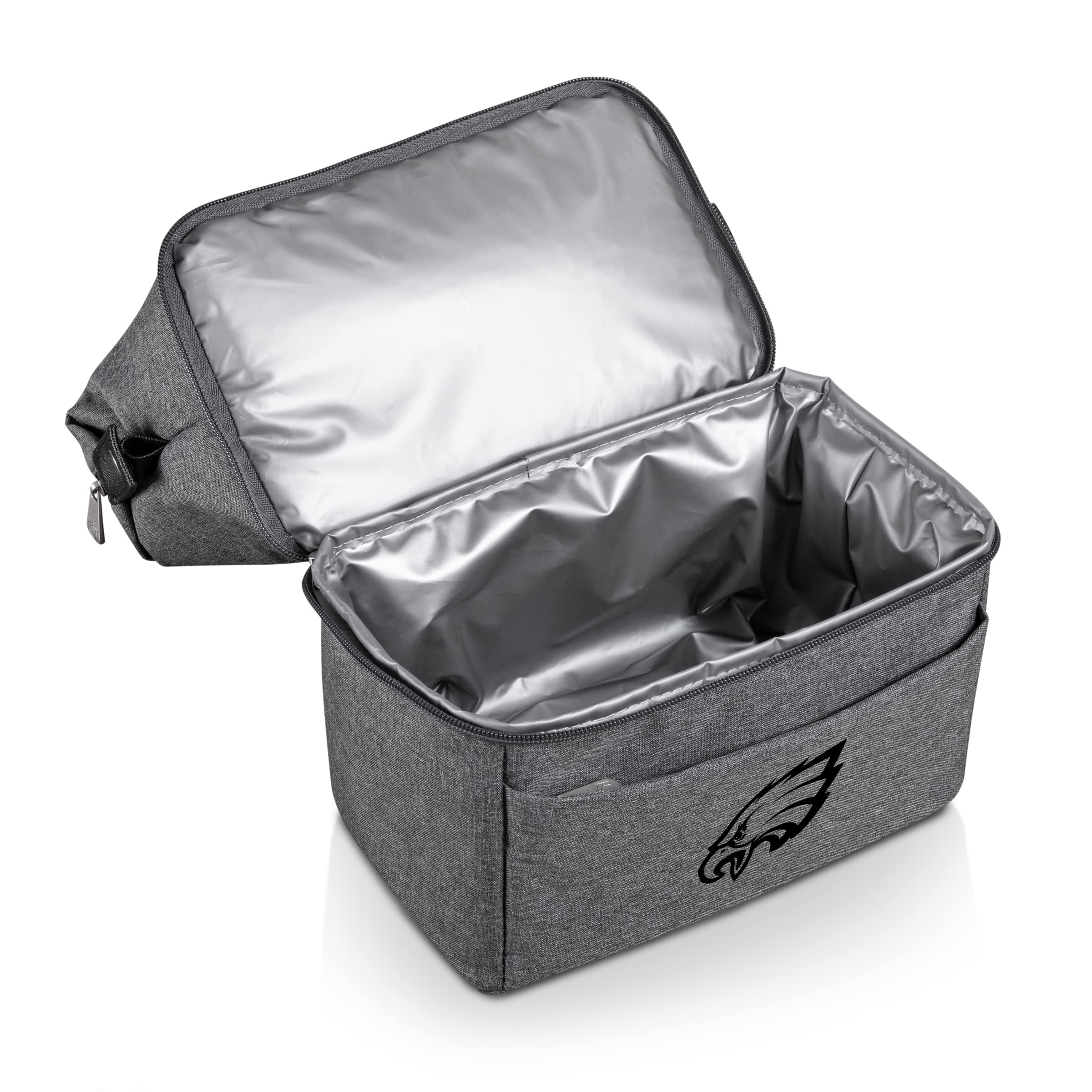 PICNIC TIME NFL Philadelphia Eagles Urban Lunch Bag - Cooler Lunch Tote - Insulated Lunch Bag, (Gray with Black Accents)