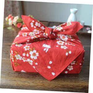 ABOOFAN Outdoor Bento Wrapper Bento Wrapping Cloth Japan Square Twisted Yarn Japanese Wrapping Cloth