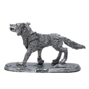 IRON WIND METALS 7 Piece Wolf Pack Set - 100% Lead-Free Pewter - Classic Fantasy Miniatures for 28mm Table Top Games - Made in USA - RAL Partha Miniatures