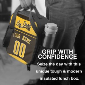 INAOO Lunch Bag San Diego Personalized Lunch Box Backpack Gifts for Men Women