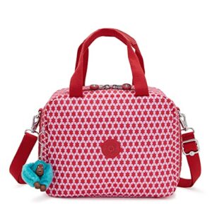 kipling miyo printed lunch bag starry dot prt