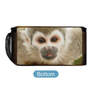 MINBHEBYUD Squirrel Monkey Jungle Lunch Bag for Men Women, Insulated Lunch Bags for Office Work, Reusable Portable Lunch Box