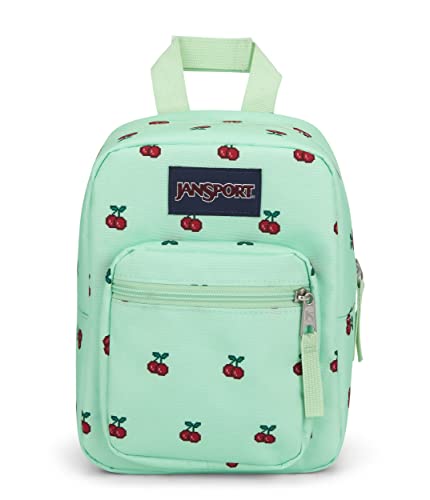 JanSport Big Break Insulated Lunch Bag - Small Soft-Sided Cooler Lunch Box Ideal for Work, or Meal Prep, 8 Bit Cherries