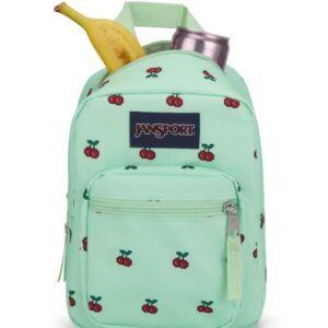 JanSport Big Break Insulated Lunch Bag - Small Soft-Sided Cooler Lunch Box Ideal for Work, or Meal Prep, 8 Bit Cherries