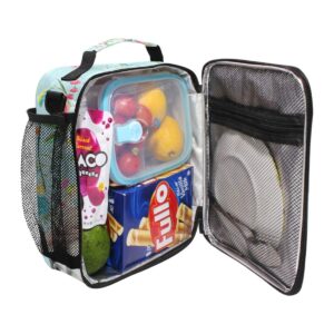 Lunch Box for Girls Horse And Flower Lunch Bag Insulated Lunch Boxes Cooler Lunch Tote with Shoulder Strap for School Picnic