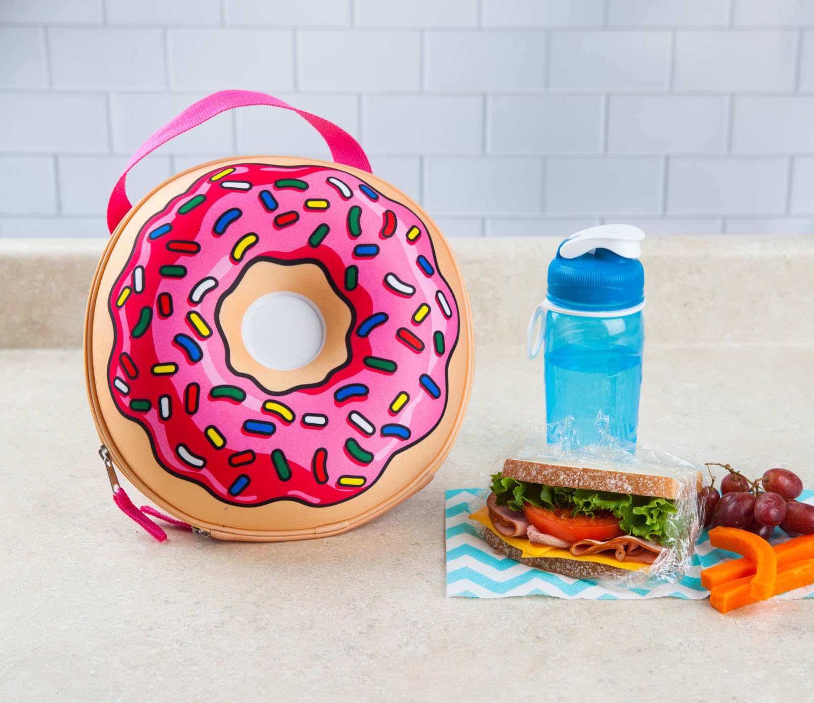 BigMouth Inc Frosted Donut Lunch Tote