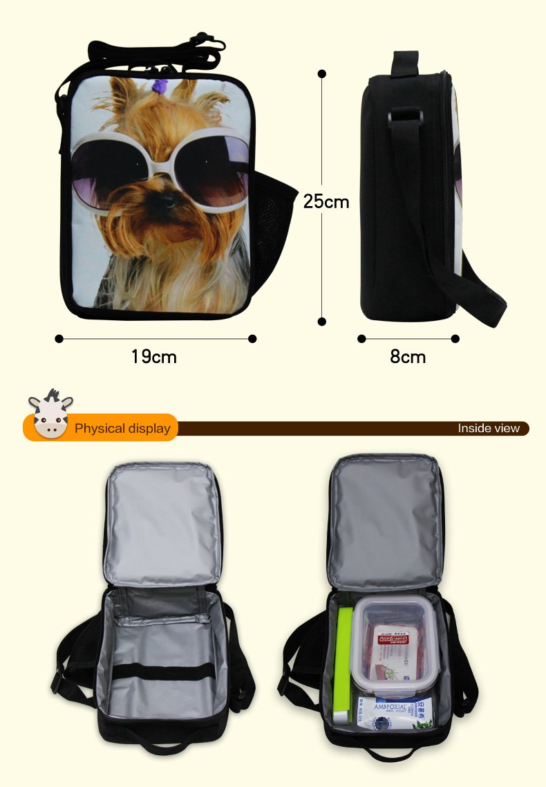 GIVE ME BAG Generic Galaxy Printed Lunch Bags for Kids Insulated Lunch Box Cooler for Adult