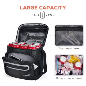 TOURIT Lunch Bag and 4 Ice Packs Bargain Perfect Combination