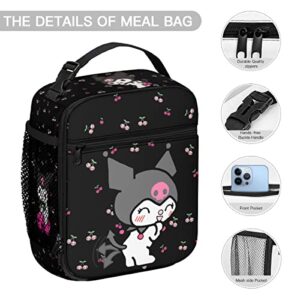 Dreuingb Cute Backpack 3 Pcs Set with Lunch Box and Pencil Case 17 Inch Large Capacity Backpacks Lightweight Laptop Bag