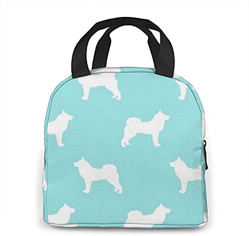 Lunch Bag Akita Dog - Akita Silhouette Lunch Box Insulated Bag Tote Bag For Men/Women Work Travel