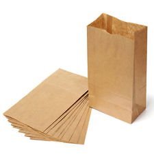 brown paper lunch bags, self standing durable lunch sacks, 100pc count standard size