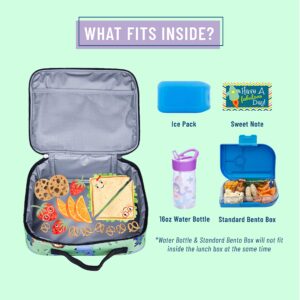 Wildkin 12 Inch Backpack and Lunch Box Bag Bundle with 16 Ounce Reusable Water Bottle (Wild Animals)