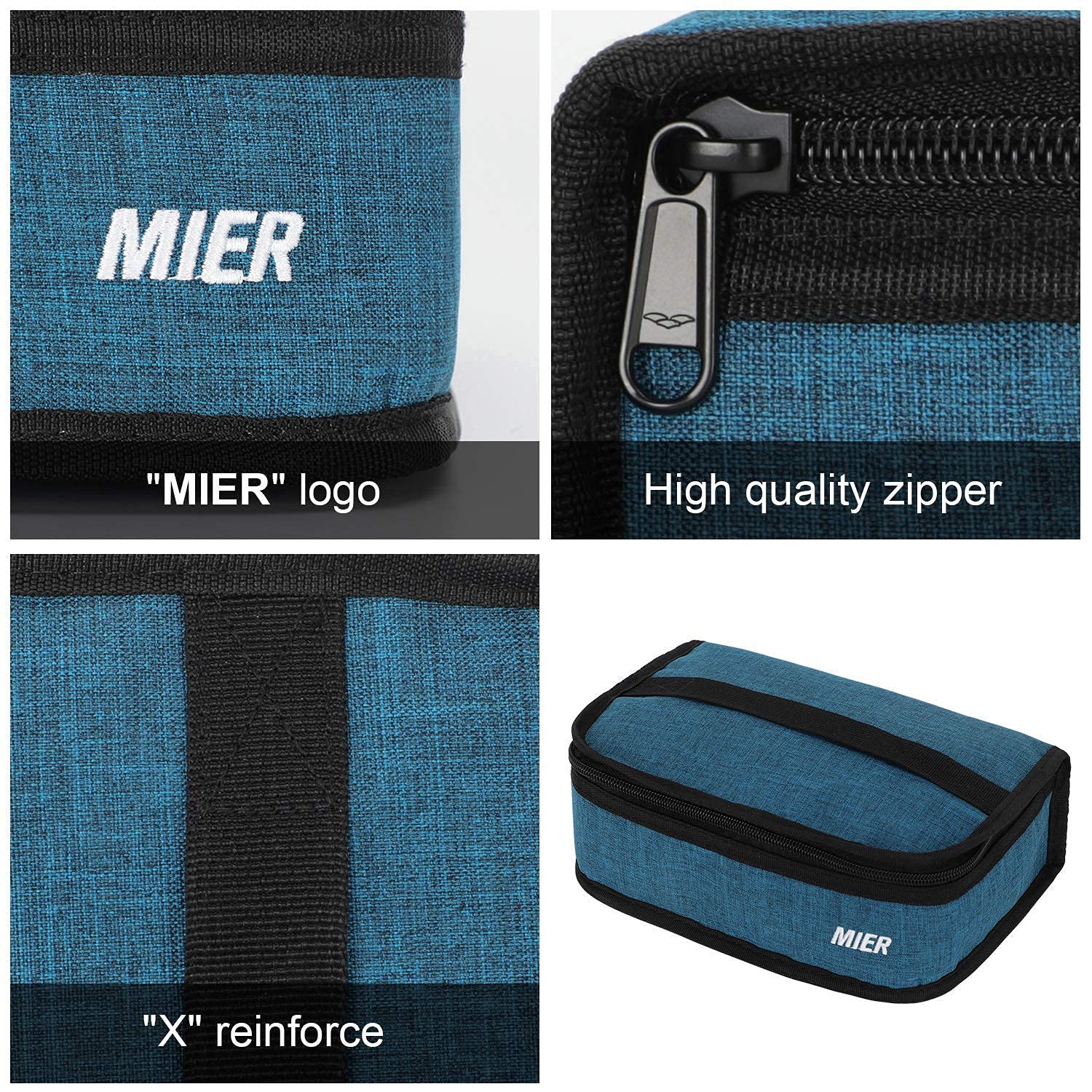 MIER Portable Thermal Insulated Cooler Bag Mini Lunch Bag for Kids