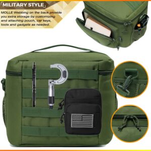 DBTAC Range Bag XS + DBTAC Tactical Lunch Bag with Soft Liners (OD Green)