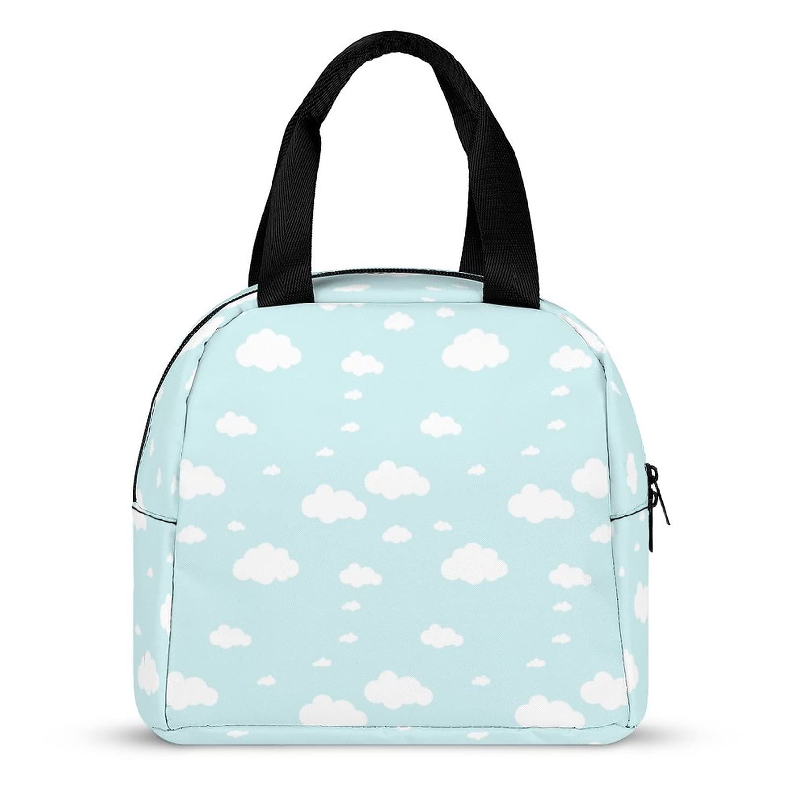 Clouds Lunch Bag for Women Men, Insulated Meal Bag, Lunch Tote Bag for Work Outdoor