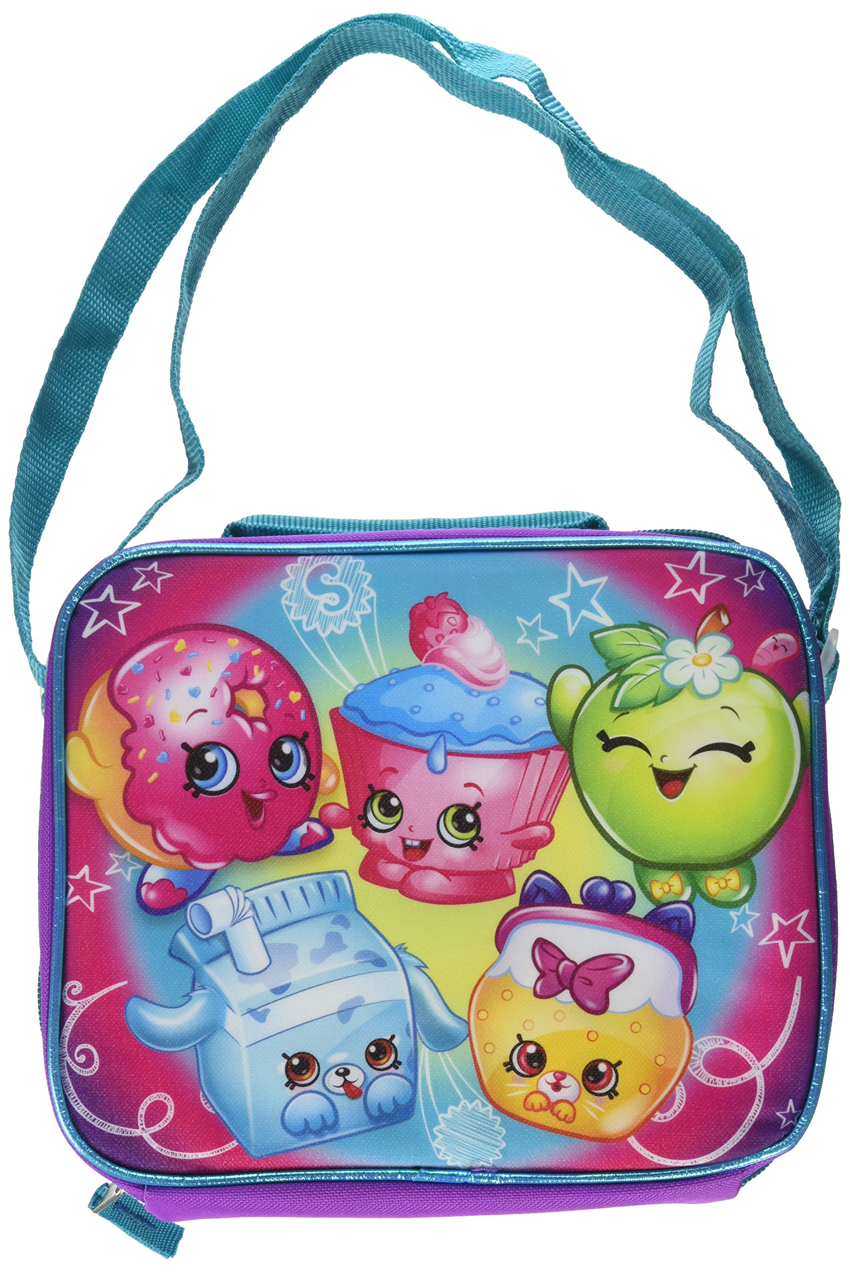 Shopkins Rainbow Rectangle Insulated Lunch Bag with Straps