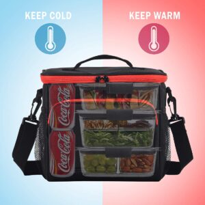 JIUSITANG Lunch Bag (Black)