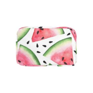 zaaprintblanket Custom Name Lunch Bag For Men Women Personalized Red Pink Watermelon Cooler Lunch Box Portable with Name for Unisex Adult Gift Workout Camping