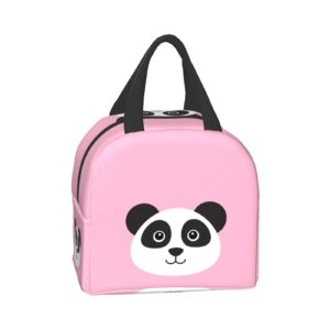 Funny Panda Lunch Box Travel Bag Picnic Bags Insulated Durable Shopping Bag Back To School Reusable Waterproof Bags For Man Woman Girls Boys