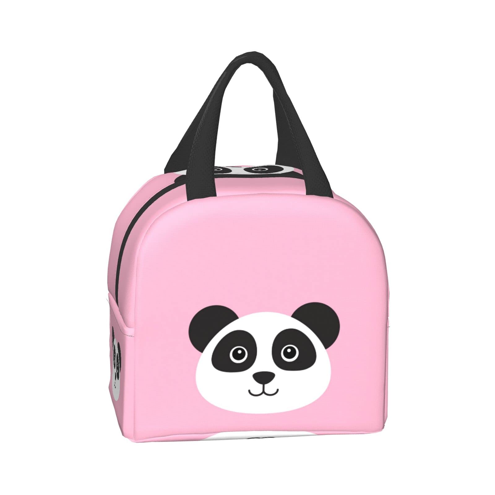 Funny Panda Lunch Box Travel Bag Picnic Bags Insulated Durable Shopping Bag Back To School Reusable Waterproof Bags For Man Woman Girls Boys