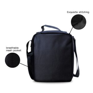 FOR U DESIGNS Sport Football Teens Schoolbag Backpack with Lunchbox Durable Pencil Box 3 Pieces