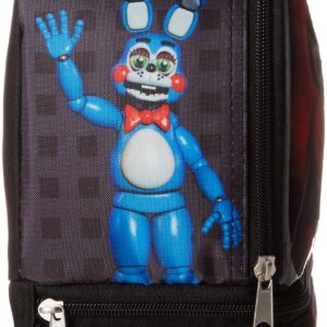 Five Nights at Freddy's B18FI38775TU Drop Bottom Lunch Bag, 5", Multicolor