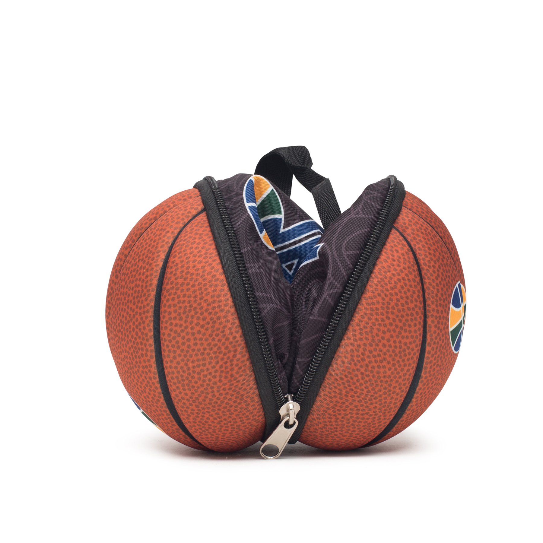 MACCABI ART Official Utah Jazz Collapsible Insulated Basketball Lunch Bag, 13.4” x 5.75” x 5.75”