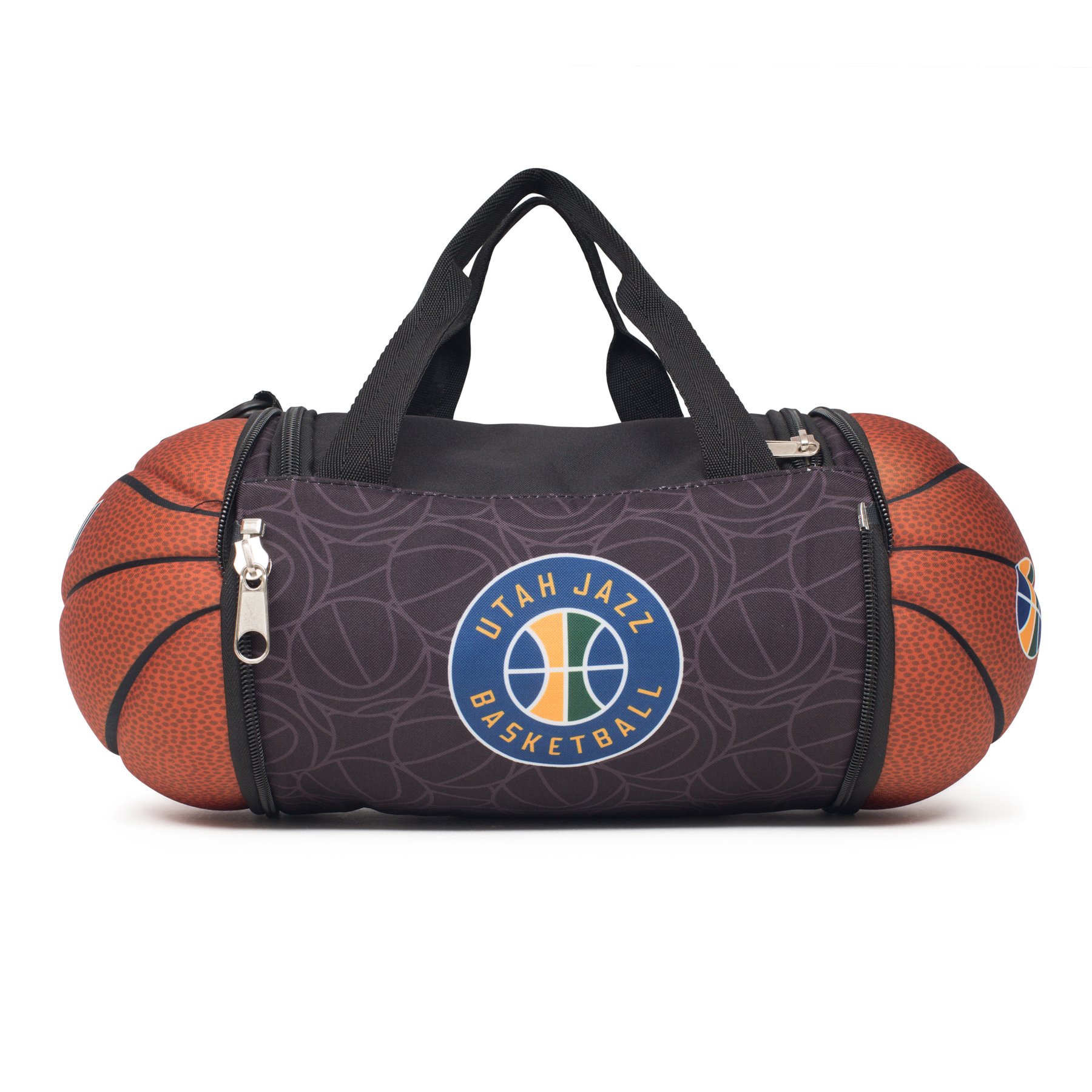 MACCABI ART Official Utah Jazz Collapsible Insulated Basketball Lunch Bag, 13.4” x 5.75” x 5.75”